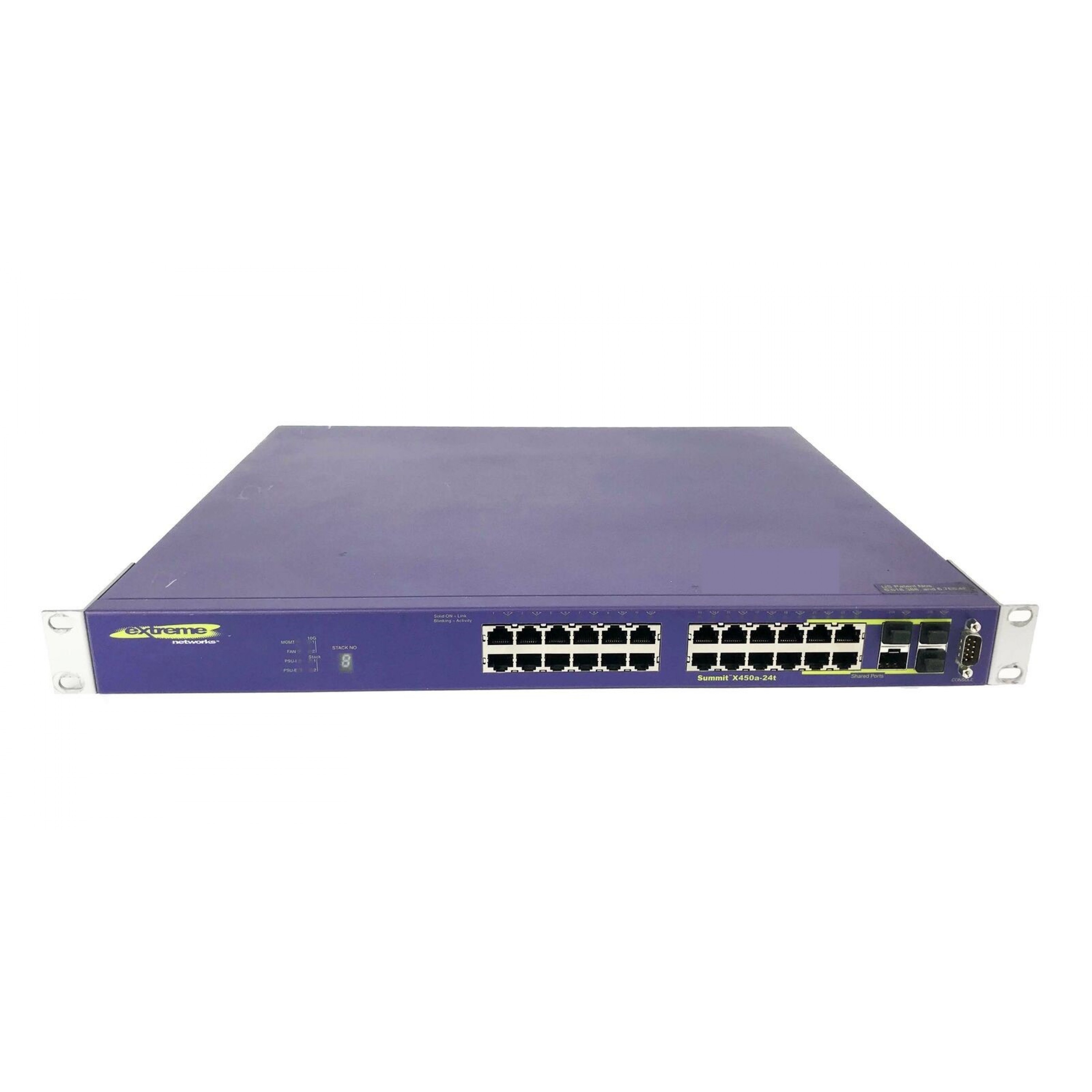 Switch Extreme Networks Summit X450A-24T 24 Port Gigabit POE Layer 3 cu ...
