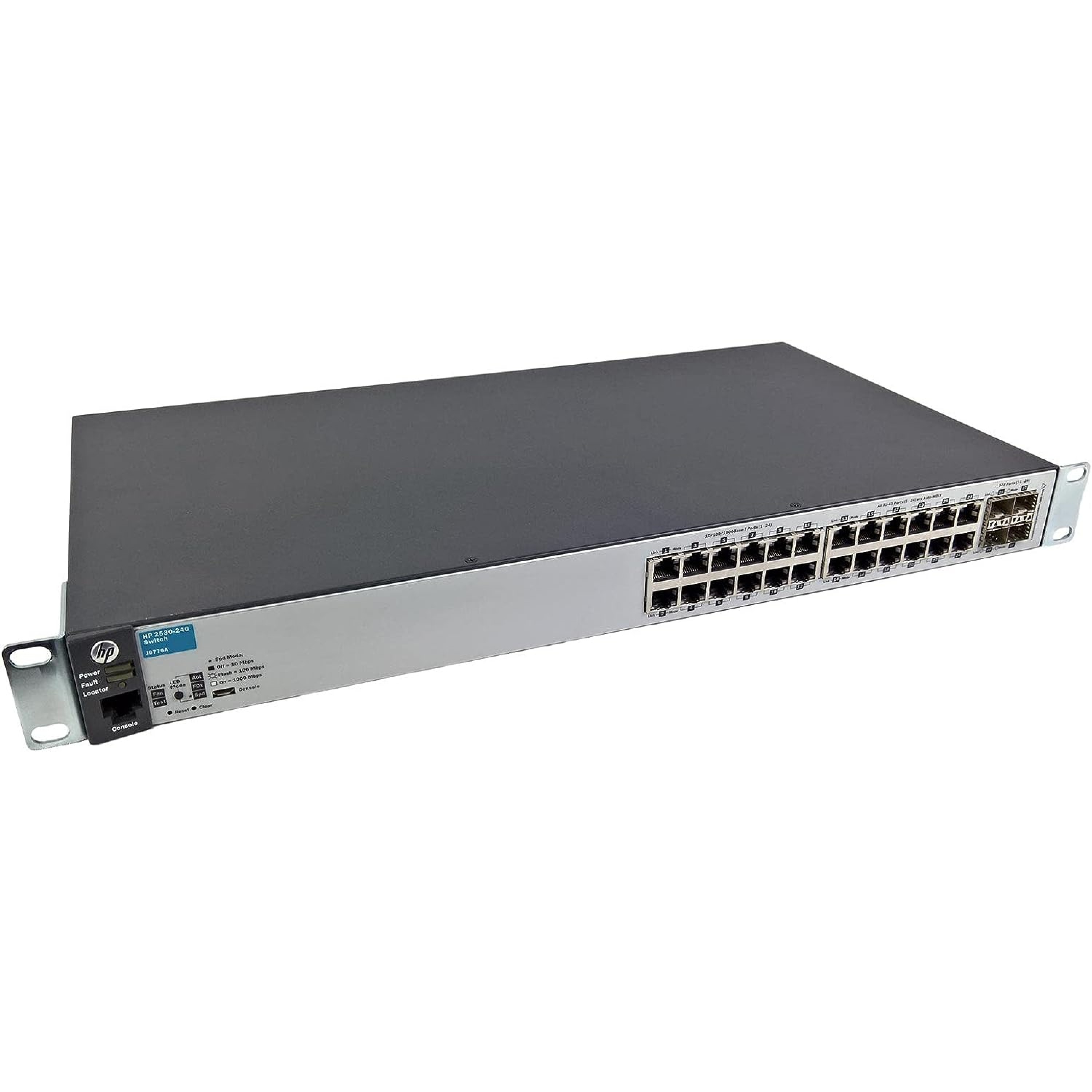 Switch HP Procurve Gigabit 2530-24G J9776A 24 ports 1x RJ45 Console 4 x ...
