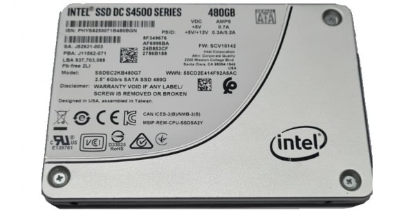 SSD Intel DC S4500 series 480GB SATA Read Intensive - Shoplaptop.ro