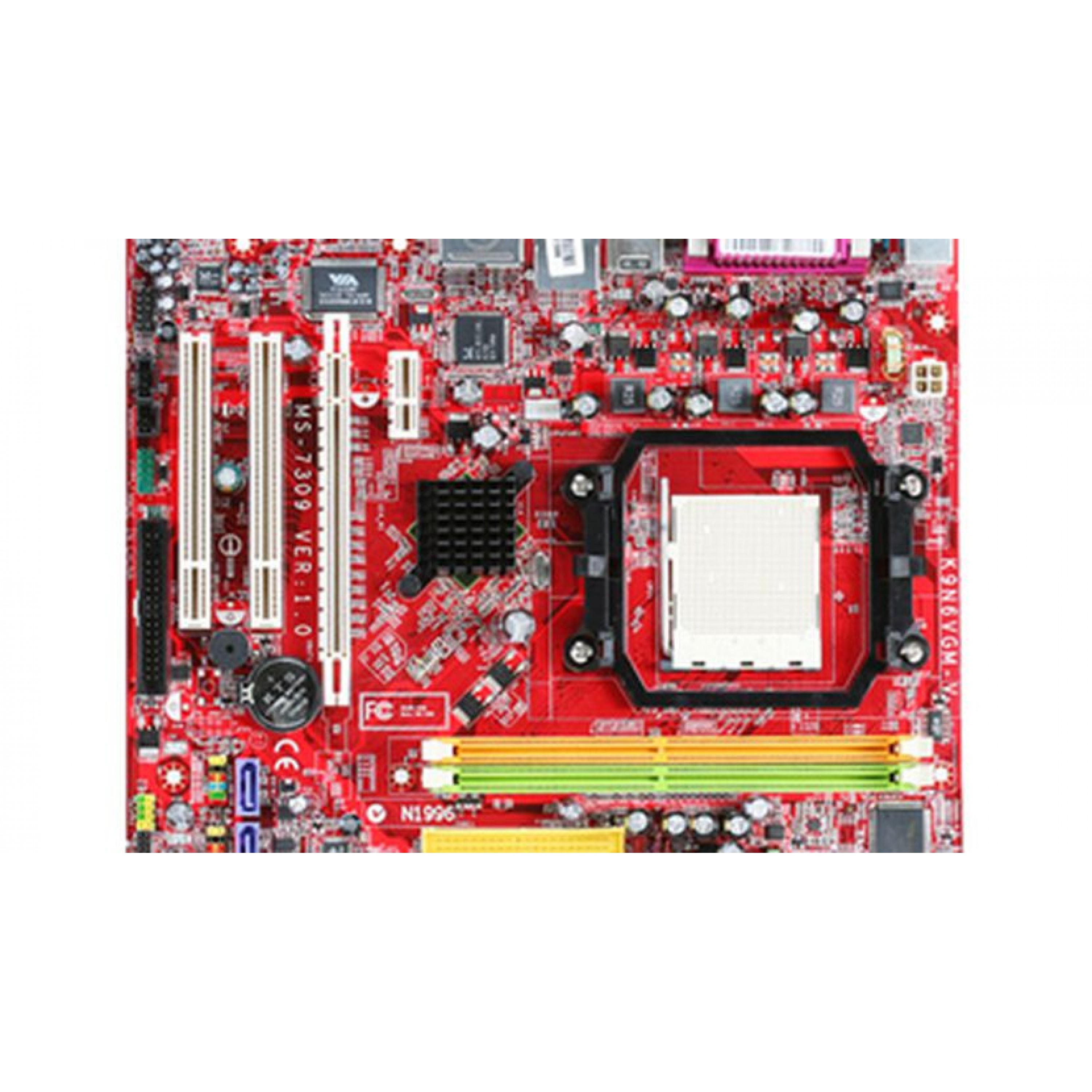 Placa de baza MSI K9N6SGM-V MS-7309 Socket AM2 + CPU AMD ATHLON 5400+ 2 ...