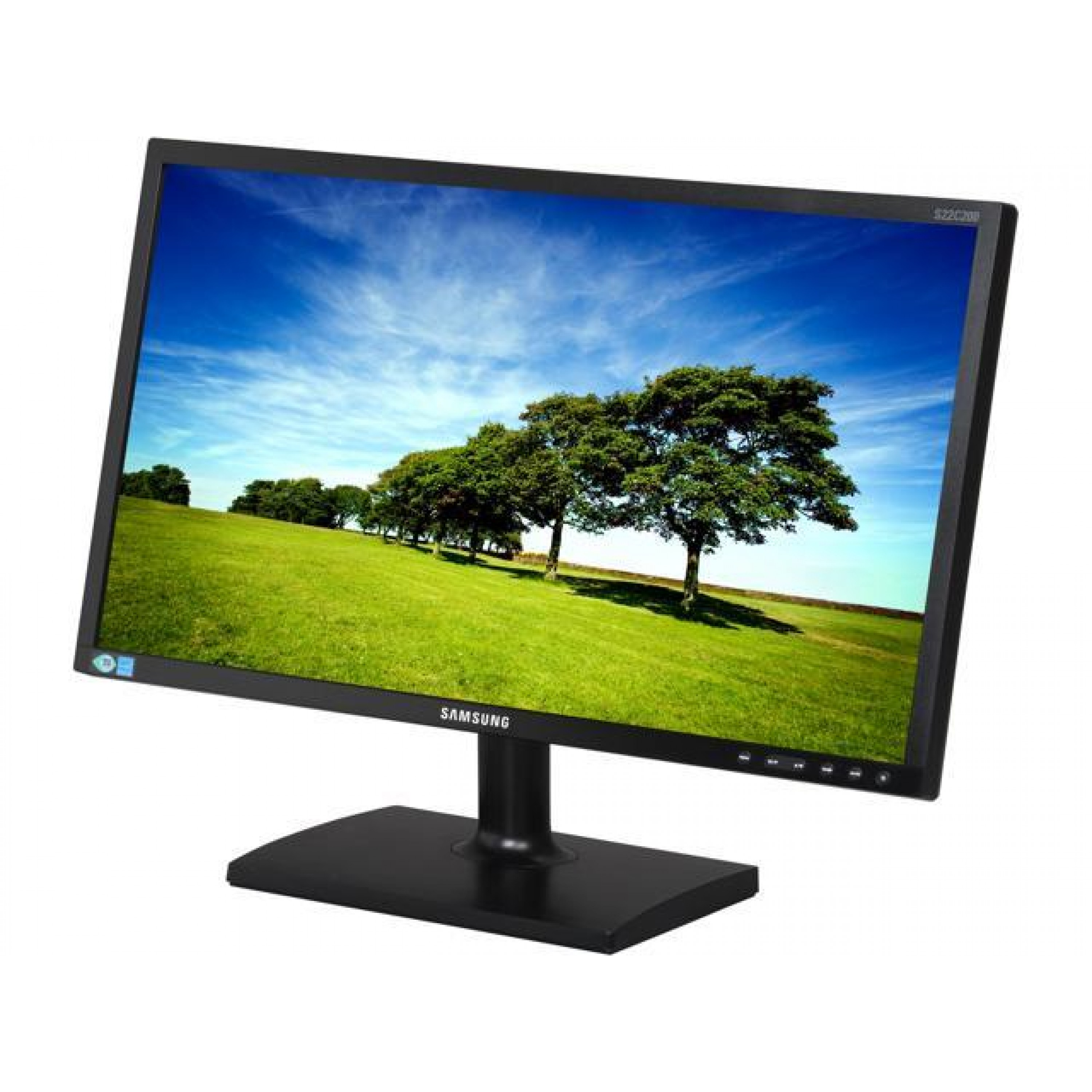 Monitor LED Samsung 21.5" Wide Full HD DVI VGA Negru S22C200B